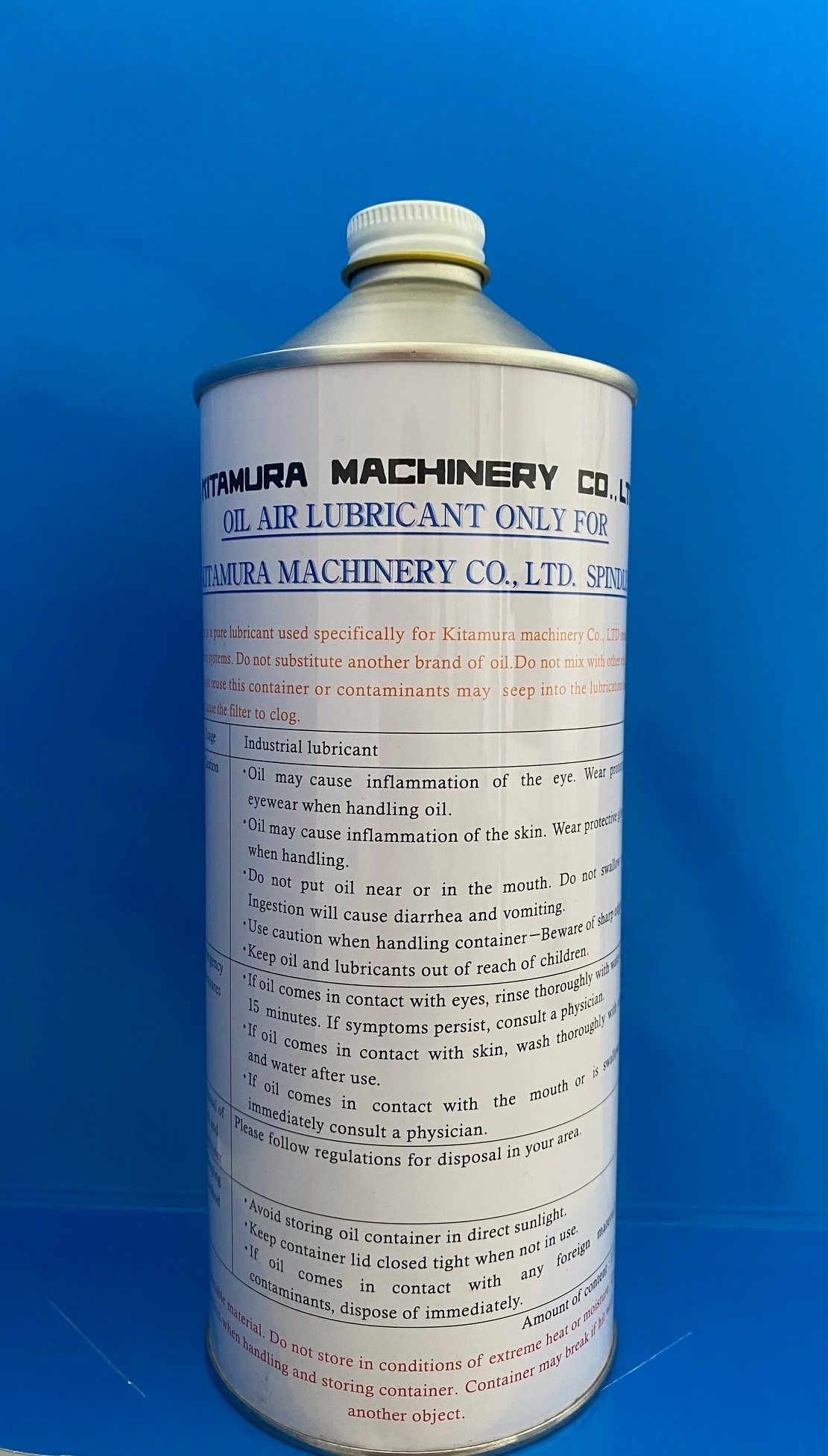 Olio Kitamura per centralina SKF (OLKI4P322241) | GMV Macchine utensili